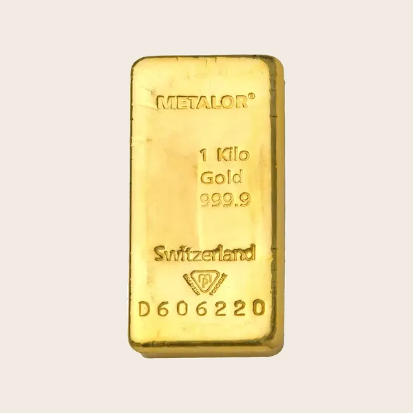 Metalor 1Kg Gold Cast Bar – Lama Jewellers